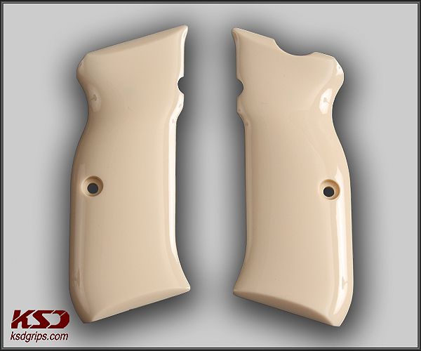 Sarsılmaz B6 Hawk model Compatible Ivory Acrylic Grip – KsdGripsUsa